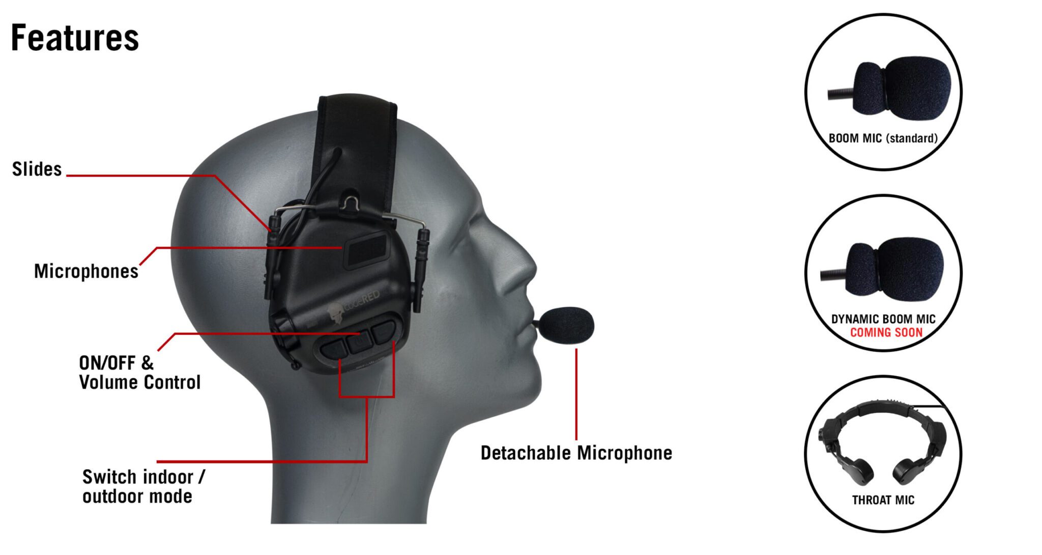 Code Red Headset - CR-TAC Tactical Headset