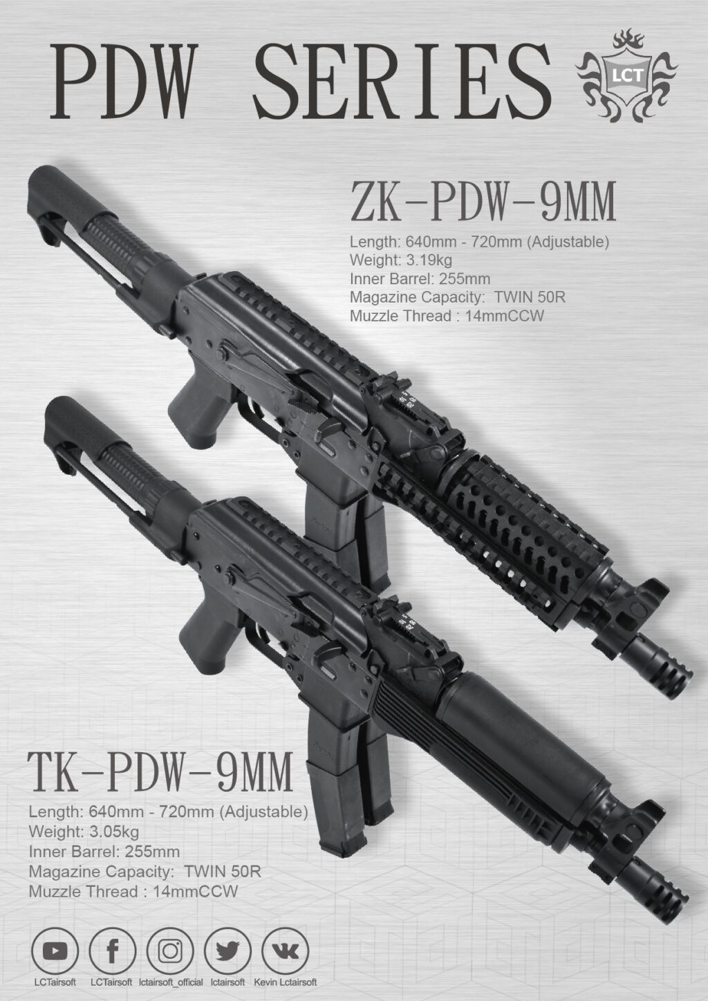 LCT-PDW-9MM series