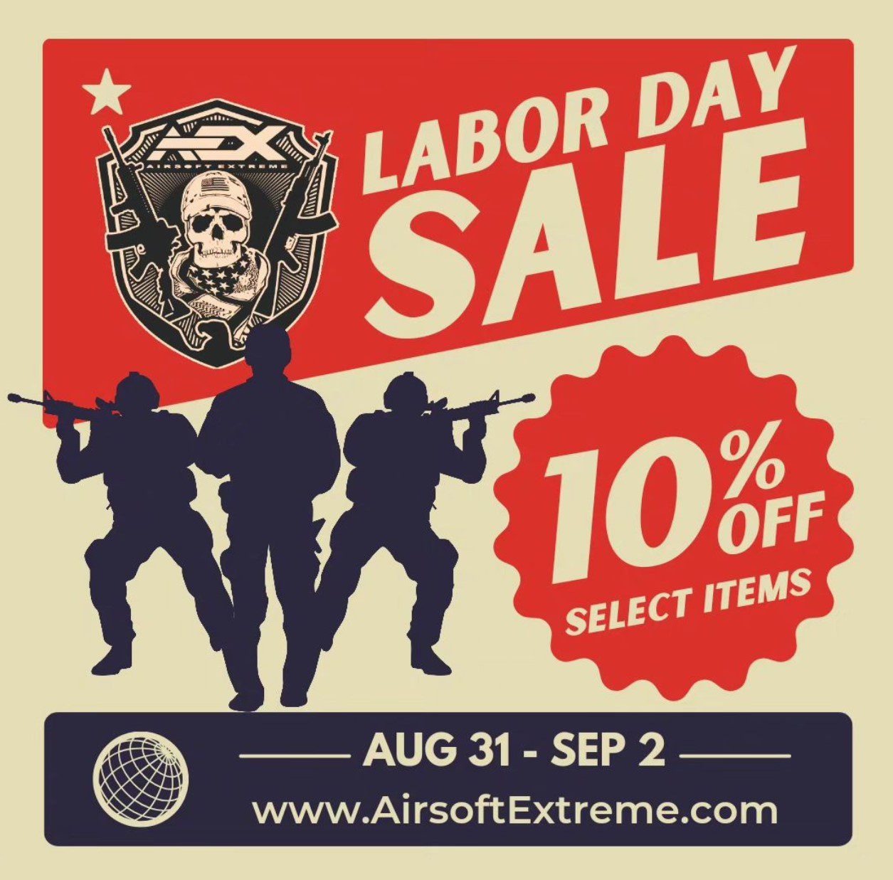 Airsoft Extreme - Labor Day Sales 2024