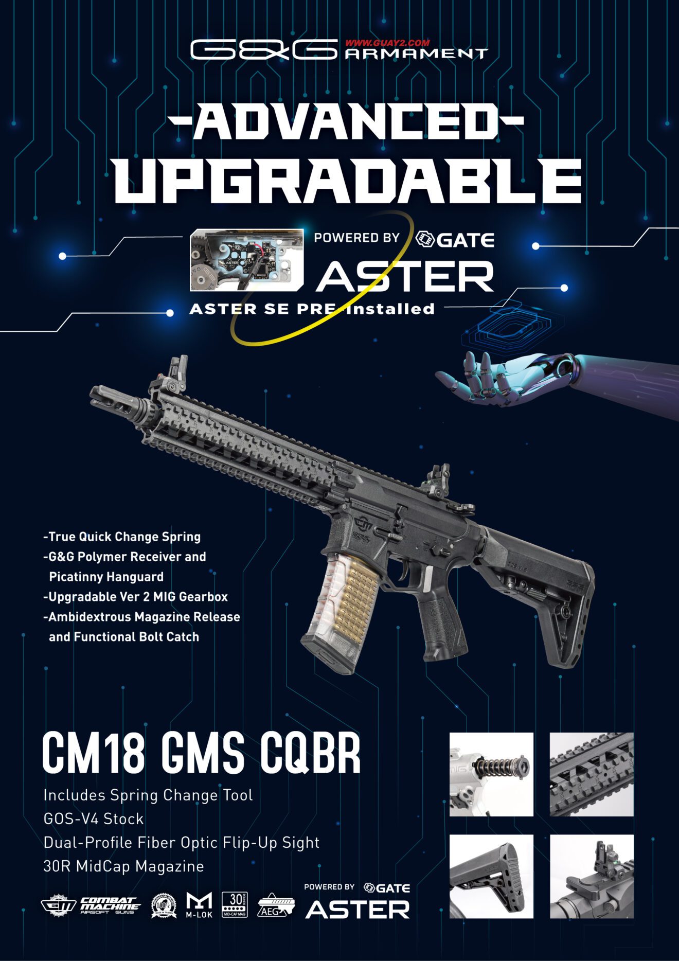 G&G - CM18 GMS CQBR
